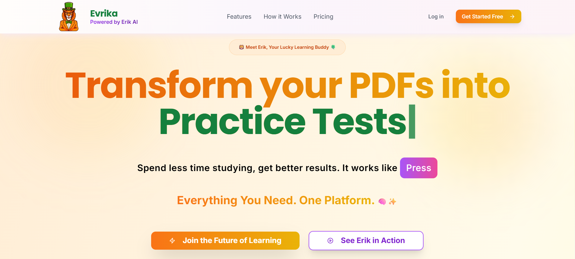 Evrika Study - AI Exam Prep | Generate Quizzes, Flashcards & Practice ...